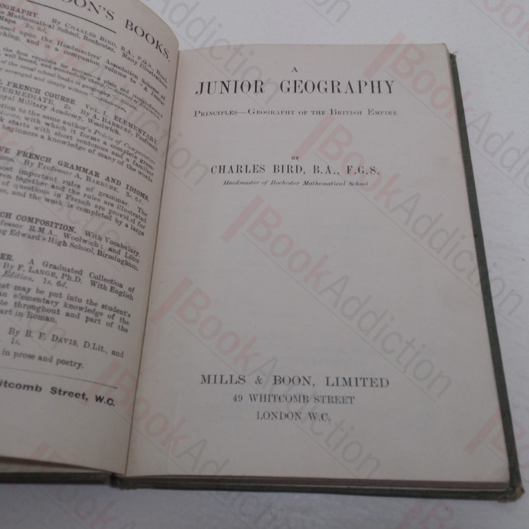 A Junior Geography: Principles - Geography of the British Empire ...