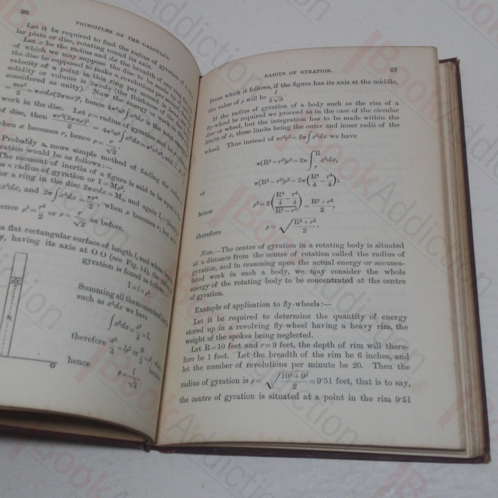 An Introduction to the Differential and Integral Calculus with Examples ...