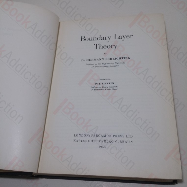 Boundary Layer Theory - BookAddiction