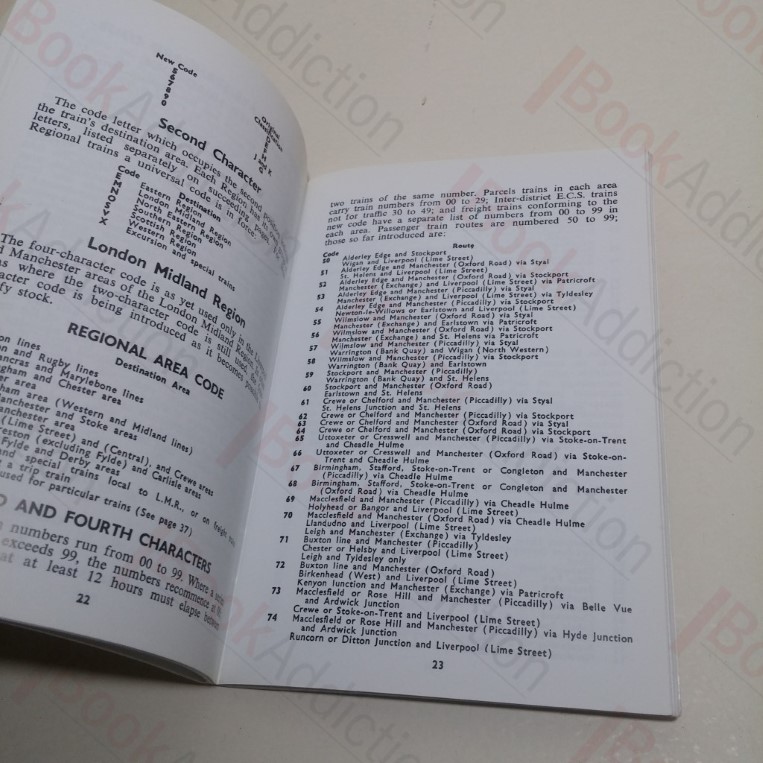 British Railways Headcodes: A Complete List of All British Railways Headlamp, Disc and Two- and ...