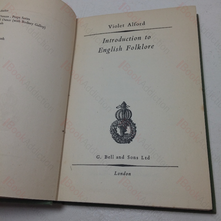 An Introduction to English Folklore - BookAddiction