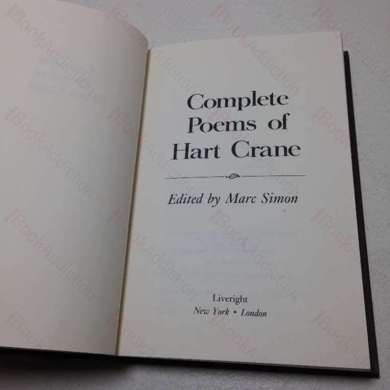 The Complete Poems of Hart Crane - BookAddiction